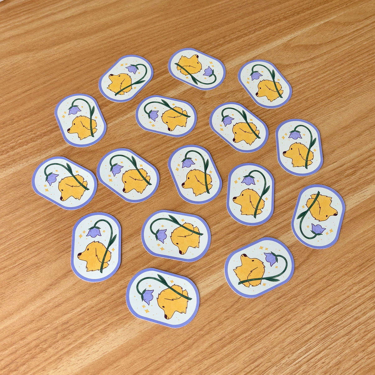 Spring Dog Sticker – KoniStudio