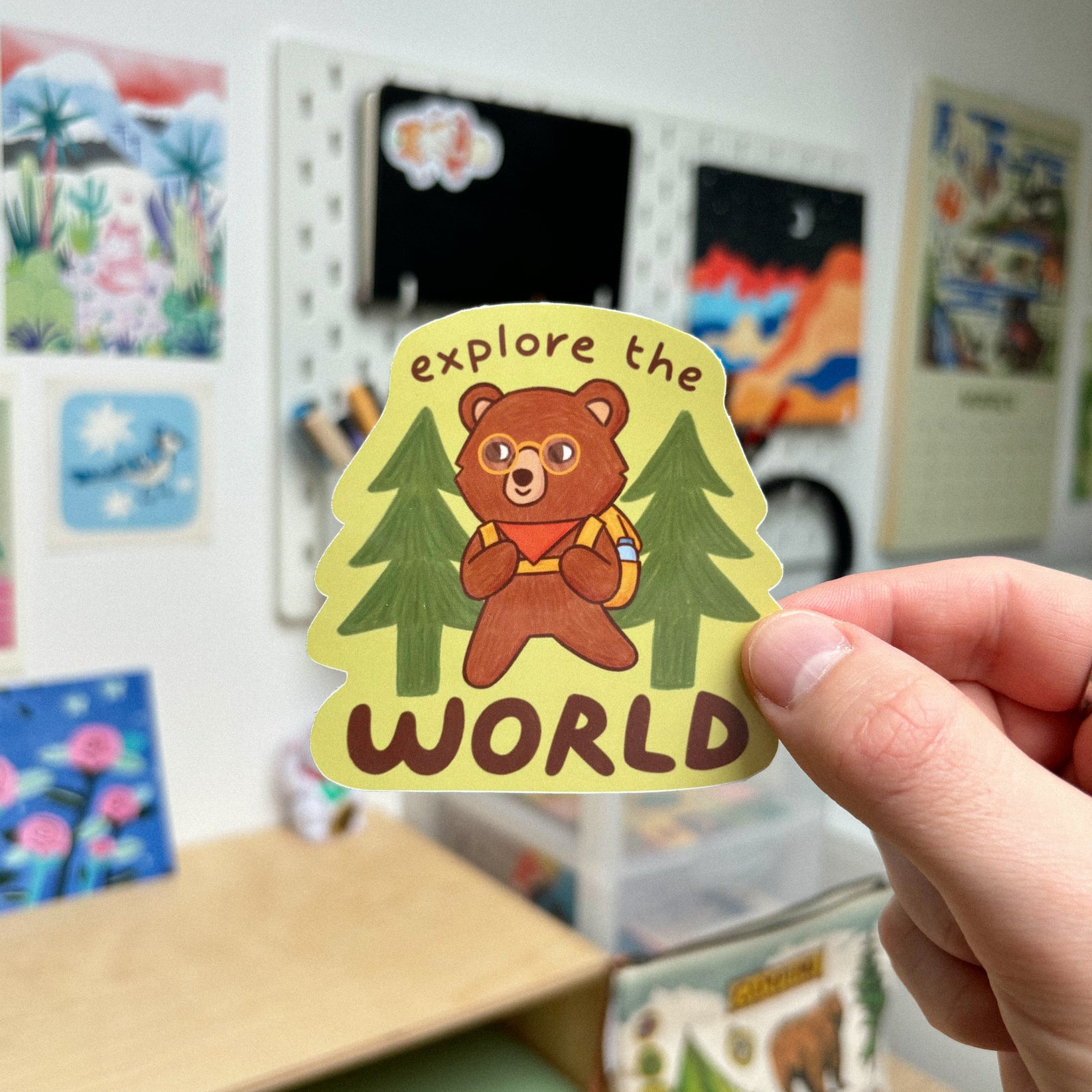 Explore The World Sticker – KoniStudio